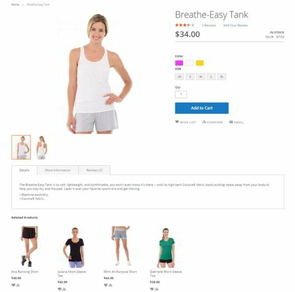 Magento 2 Luma Theme for eCommerce Site Building [2022 Review ...